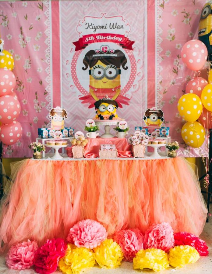 Minions en rosa para niñas - Dale Detalles