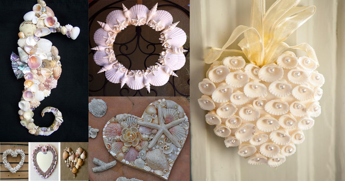 Decoración con conchas marinas y caracoles - Dale Detalles