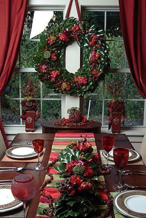 Decoración en rojo y verde para Navidad – Dale Detalles