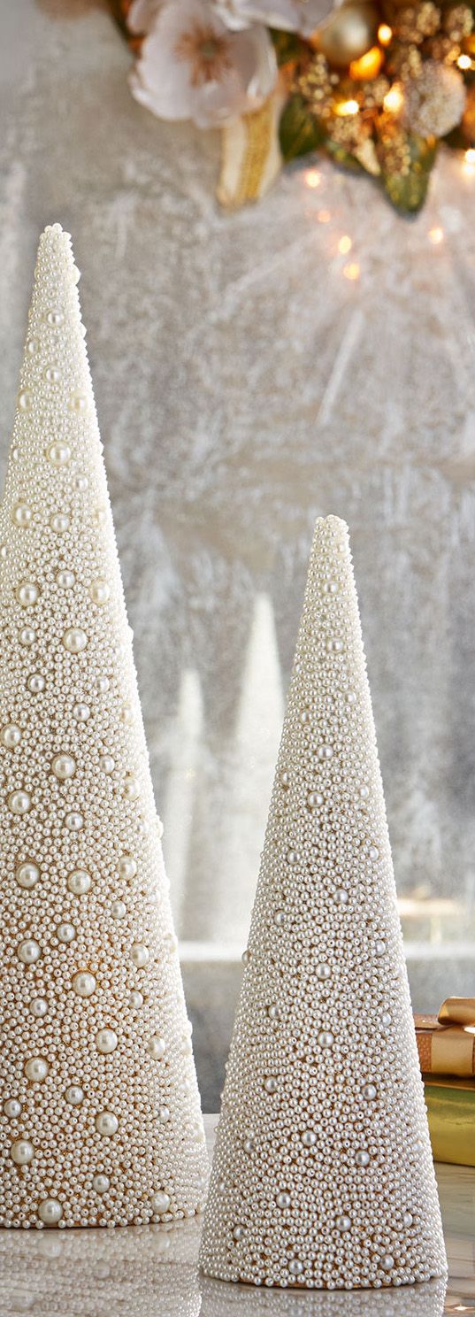 Decoración navideña con perlas - Dale Detalles