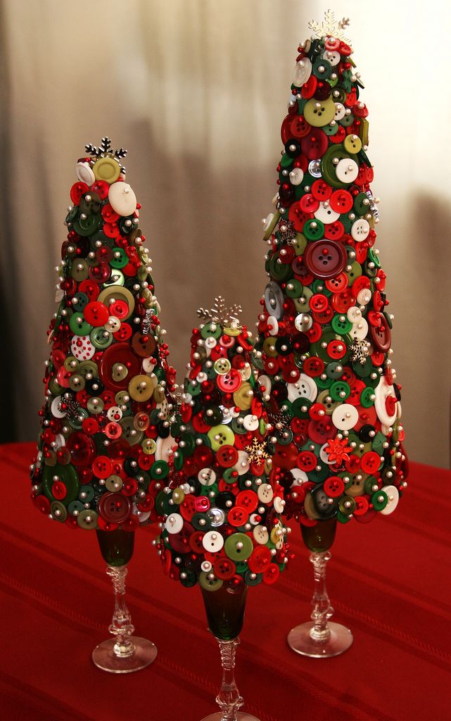Crea increíbles decoraciones navideñas con botones – Dale Detalles