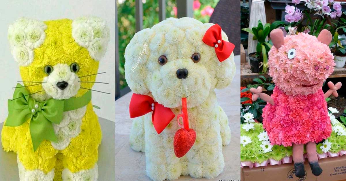 Cómo hacer animales con flores - Dale Detalles